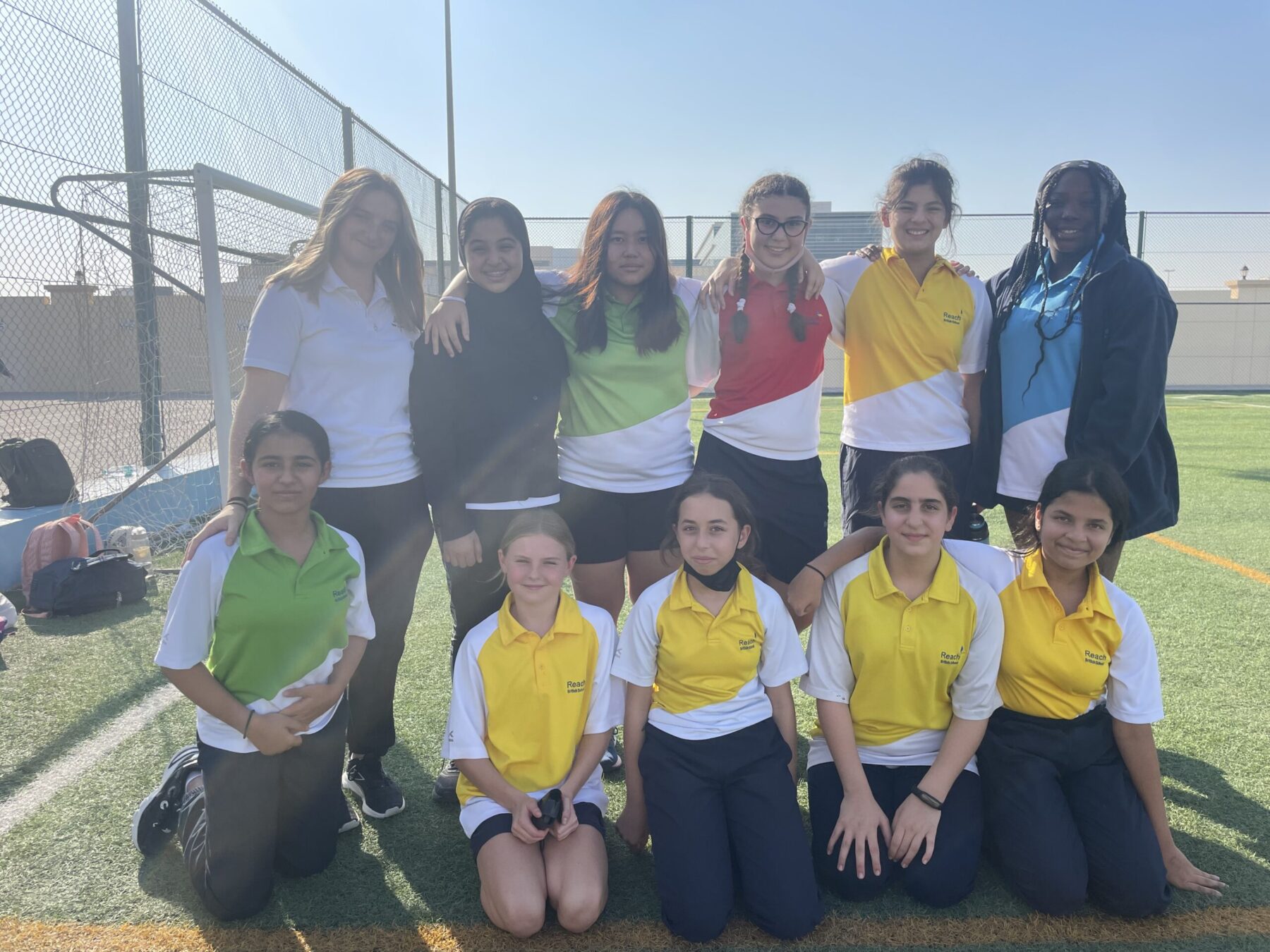 RBS Netball team (girls) won their first victory!